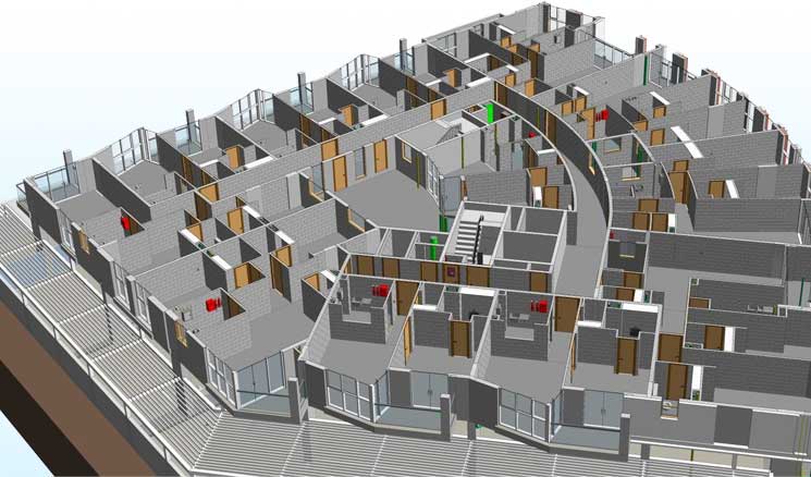 4-Storey Residential Building - Use case | ensun